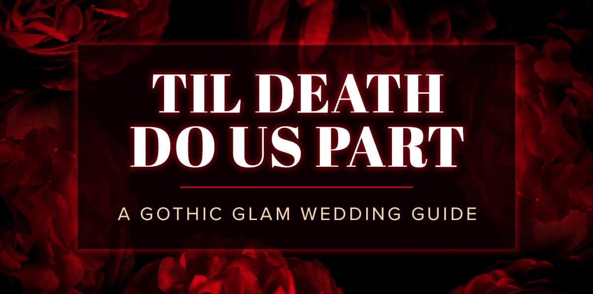 How to Pull Off the Ultimate Gothic Halloween Wedding-Flora D' Amore by ...